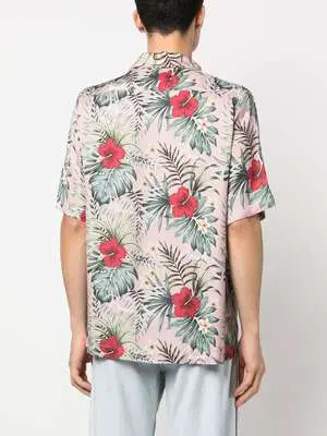 Rhude All-over Floral-print Bowling Shirt