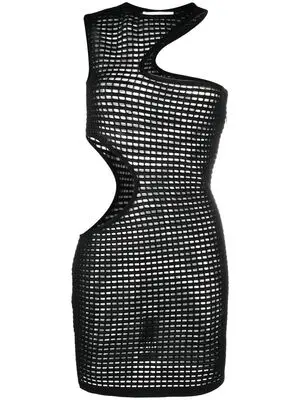 GENNY Cut-out Detail Mini Dress