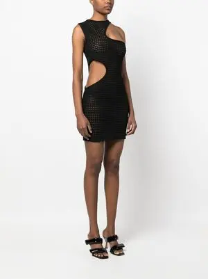 GENNY Cut-out Detail Mini Dress
