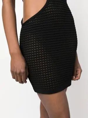 GENNY Cut-out Detail Mini Dress