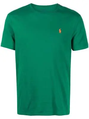 Polo Ralph Lauren Embroidered-logo Short-sleeve T-shirt - Green