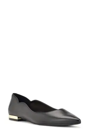 Nine West Pointed-toe Flat - Black