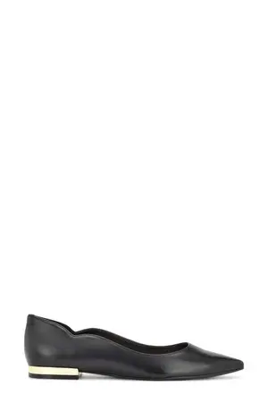Nine West Pointed-toe Flat - Black