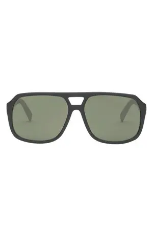 Electric Electric Dude Aviator Sunglasses Matte Black/grey Polar