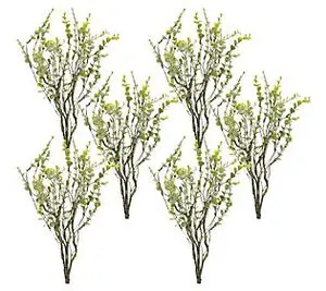 MELROSE Boxwood Twig Branch Spray - One-color