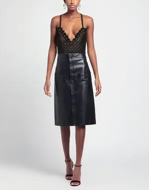 NUDE Knitted Crop Top - Black