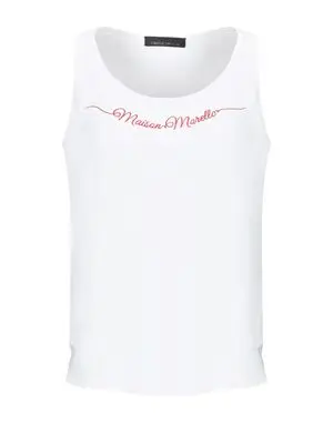 FRANKIE MORELLO Sleeveless Top - White