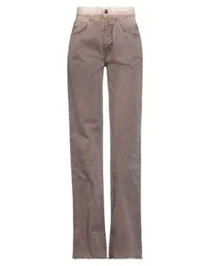 ANTONELLA RIZZA Cotton Straight-leg Jeans - Brown