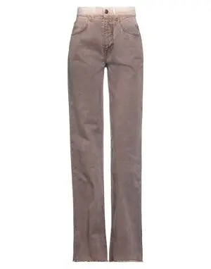 ANTONELLA RIZZA Cotton Straight-leg Jeans - Brown