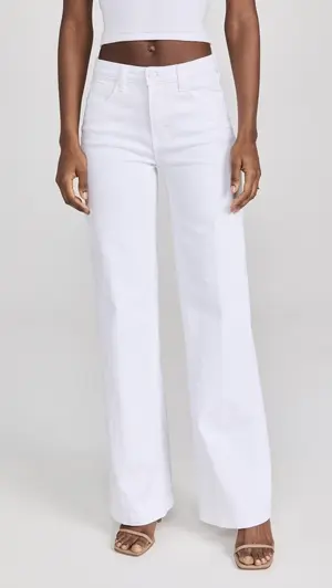 L'Agence Clayton Wide Leg Jeans