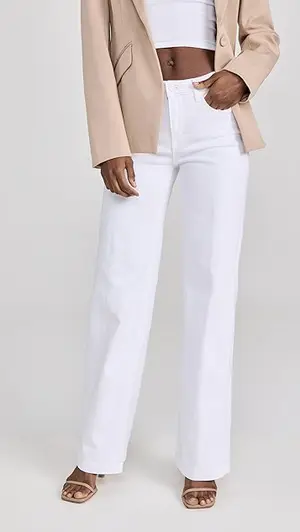 L'Agence Clayton Wide Leg Jeans