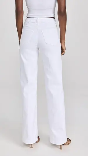 L'Agence Clayton Wide Leg Jeans