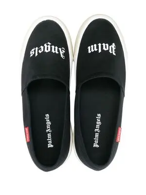 Palm Angels Logo Slip-on Sneakers