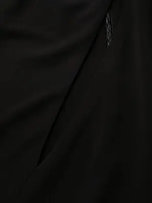 Versace Cut-out Long Sleeve Mini Dress - Black
