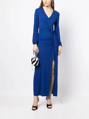 Diane Von Furstenberg Ruched Bodycon Maxi Dress