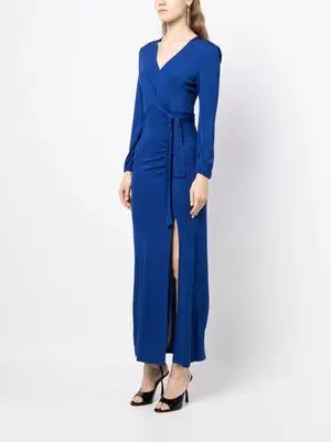 Diane Von Furstenberg Ruched Bodycon Maxi Dress