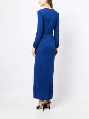 Diane Von Furstenberg Ruched Bodycon Maxi Dress