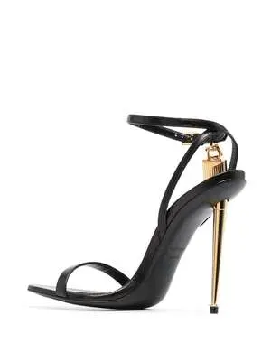 TOM FORD Padlock 105mm Leather Sandals