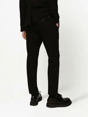 Dolce & Gabbana Logo-patch Track Pants - Black