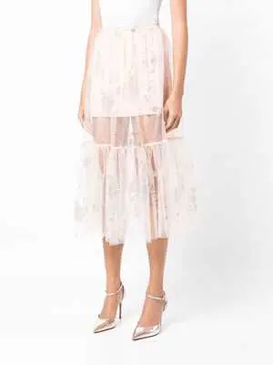 MACGRAW Sequin-embellished Tulle Skirt