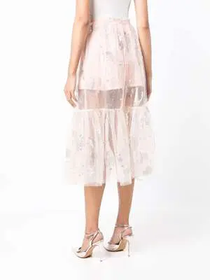 MACGRAW Sequin-embellished Tulle Skirt