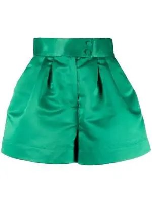 Styland Box Pleat Shorts For Women