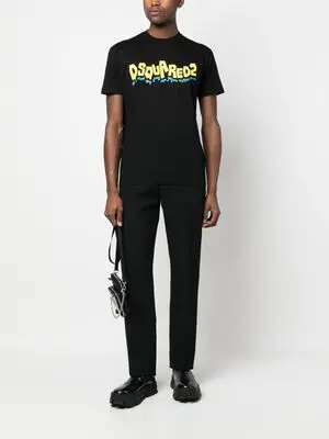 Dsquared2 Logo Print Crew-neck T-shirt