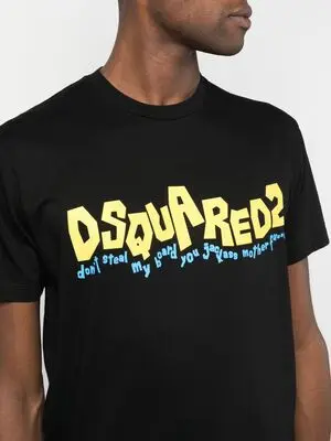 Dsquared2 Logo Print Crew-neck T-shirt