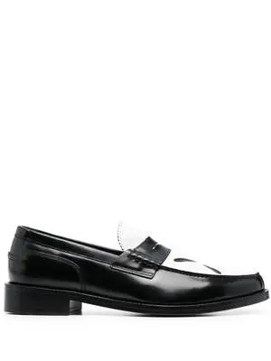 STEFAN COOKE Slashed Leather Loafers