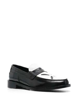 STEFAN COOKE Slashed Leather Loafers