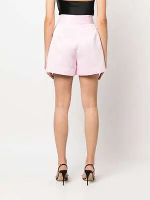STYLAND Satin-finish Mini Shorts - Pink