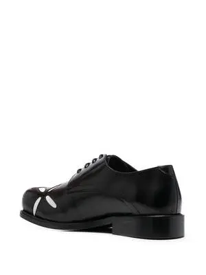 STEFAN COOKE Slashed Square-toe Derby Shoes