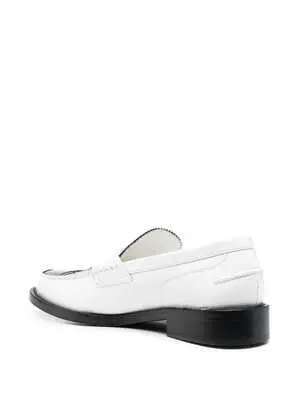 STEFAN COOKE Slashed Leather Loafers