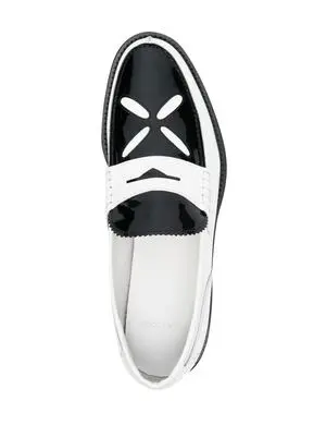 STEFAN COOKE Slashed Leather Loafers