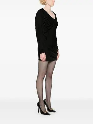 Saint Laurent Draped Mini Dress