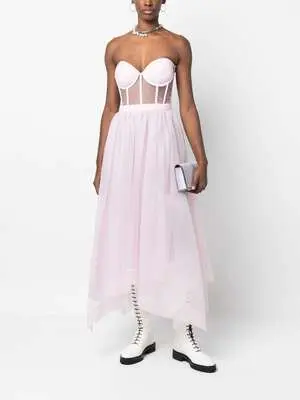 Alexander McQueen Strapless Dress