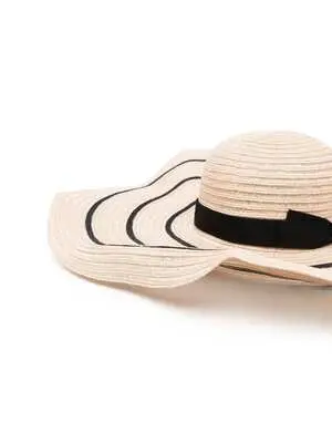Borsalino Striped Sun Hat