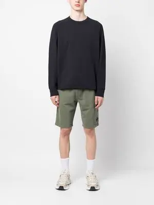 C.P. COMPANY Lens-detail Cargo Shorts - Green