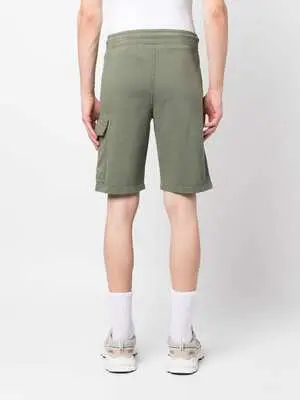 C.P. COMPANY Lens-detail Cargo Shorts - Green