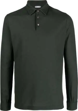 ZANONE Ice Cotton Polo Shirt - Green