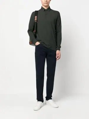 ZANONE Ice Cotton Polo Shirt - Green