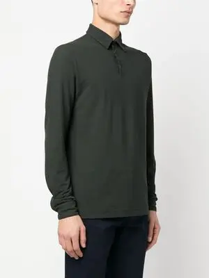 ZANONE Ice Cotton Polo Shirt - Green