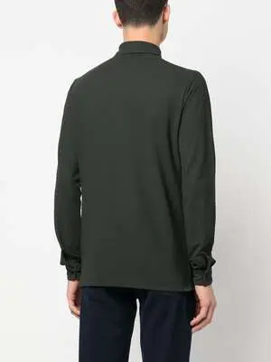 ZANONE Ice Cotton Polo Shirt - Green
