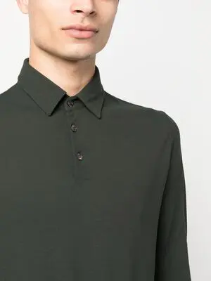 ZANONE Ice Cotton Polo Shirt - Green