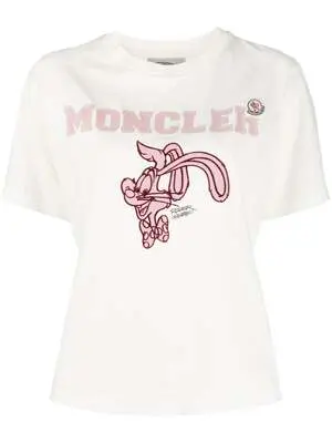 MONCLER - ミッキー♡モンクレール☆カットソー☆XS Moncler X Disney Ogo-Print T-Shirt - White | Editorialist