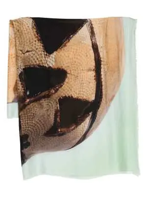 Givenchy Graphic-print Scarf - Brown