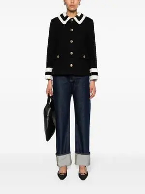 Gucci Contrast-trim Tweed Jacket