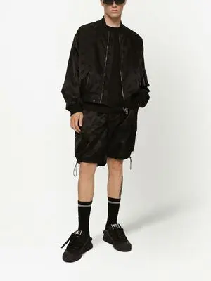 Dolce & Gabbana Logo-detail Bomber Jacket - Black