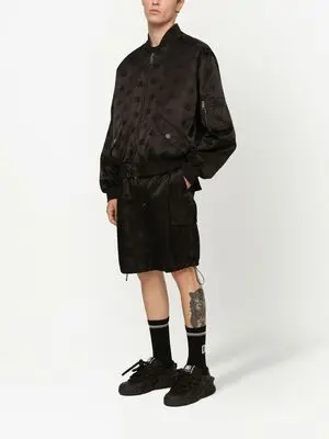 Dolce & Gabbana Logo-detail Bomber Jacket - Black