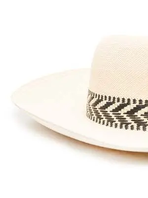Borsalino Interwoven Panama Hat